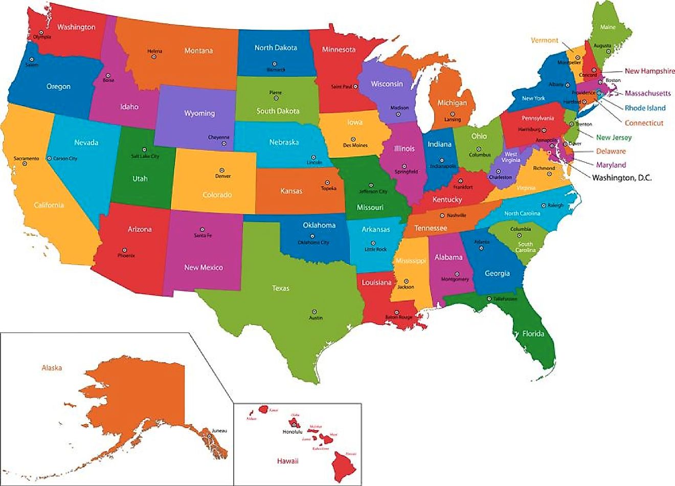 The Smallest States in The United States - All About America