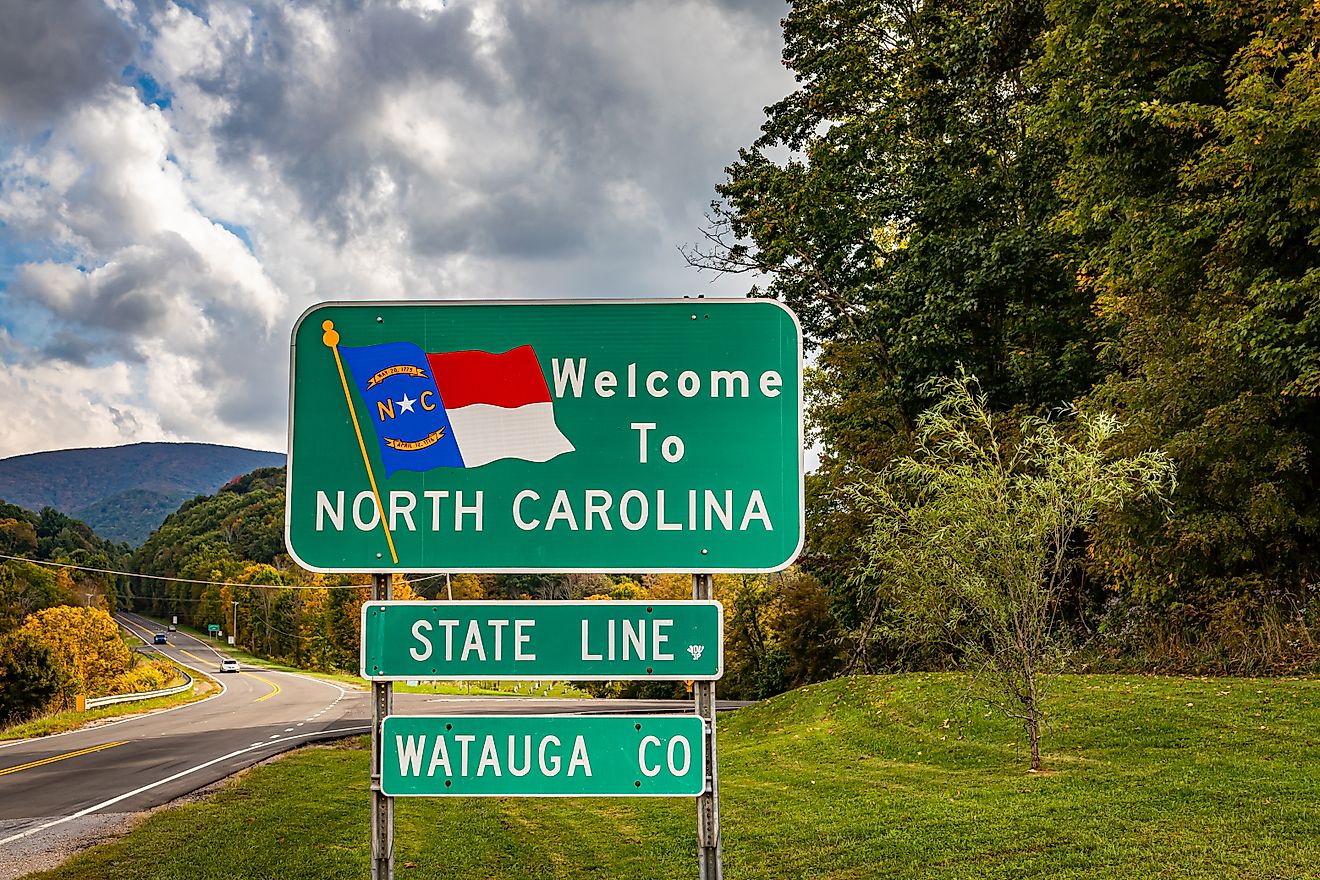 North Carolina: Map and Information - All About America